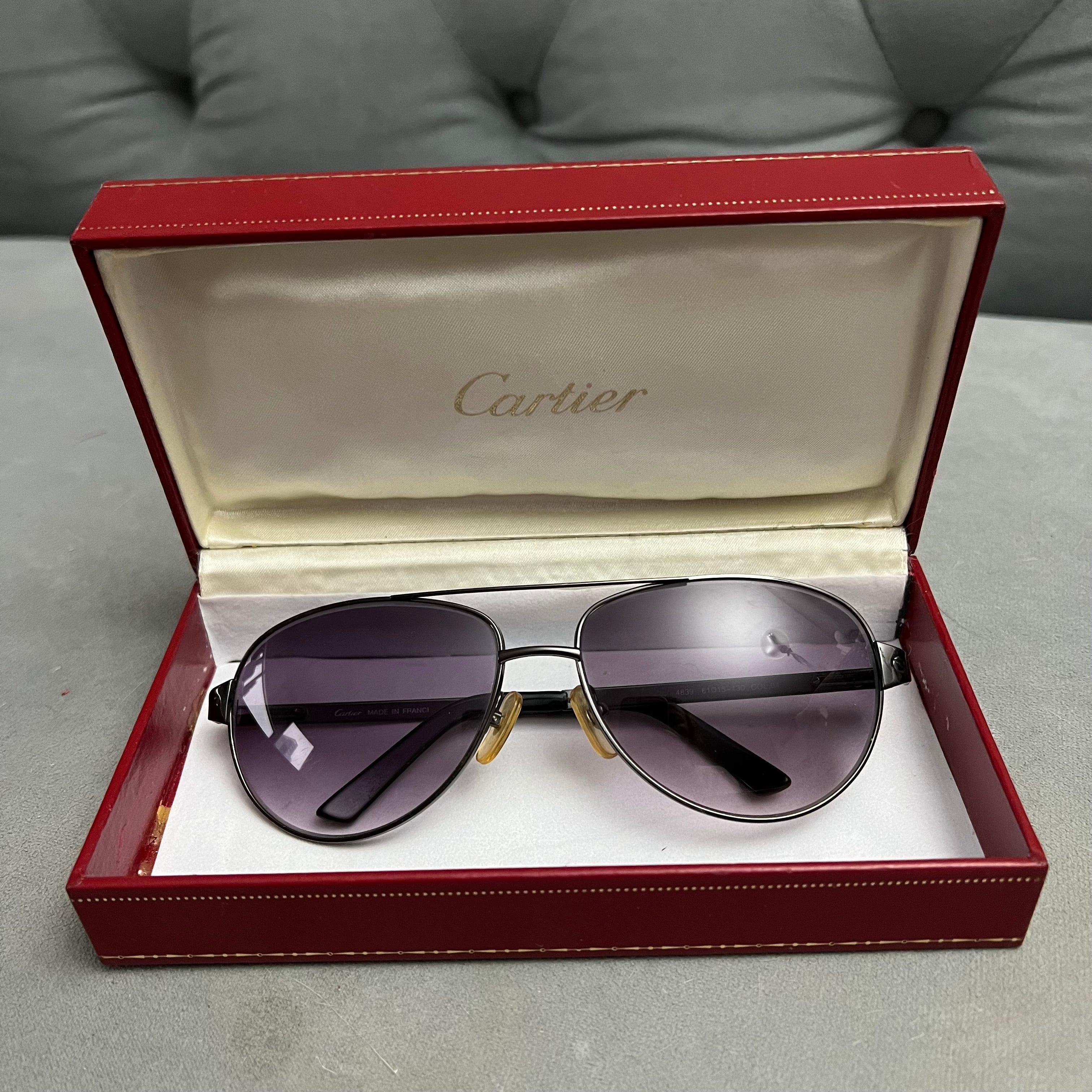 CARTIER Sunglasses in Cartier Box Made in FRANCE | NATILUXIA